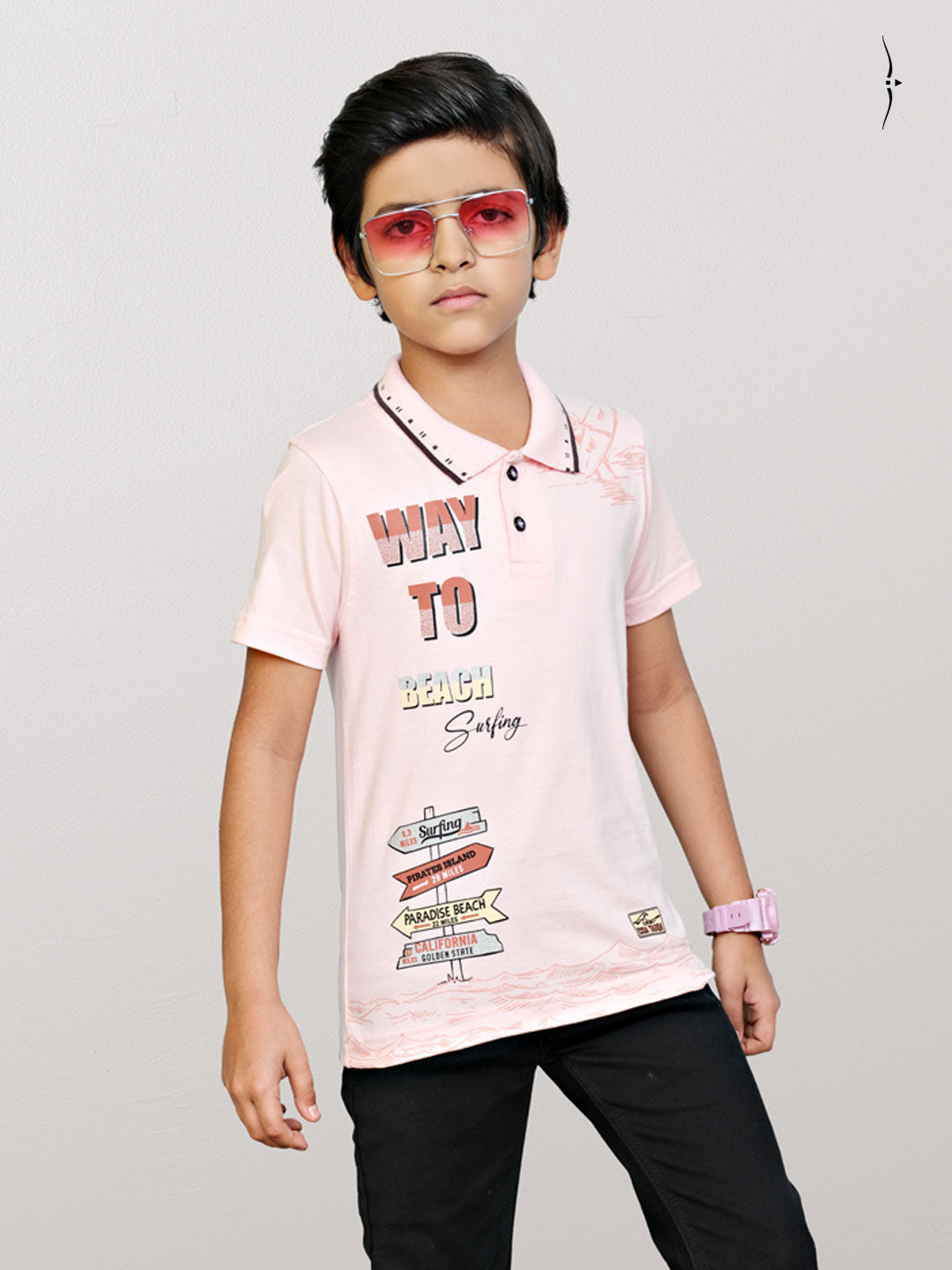 Essa 20-20 Collar T-Shirt for Boys Lavender Pinocchio – ESSA GARMENTS