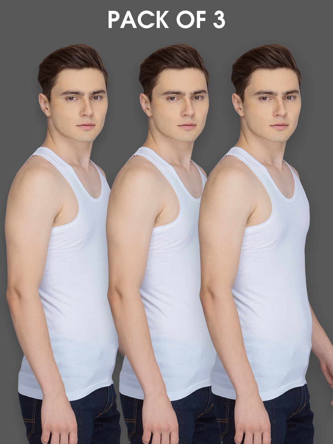 Coold White Vest for Men | Breathable Cotton | All-Day Comfort - ESSA ...