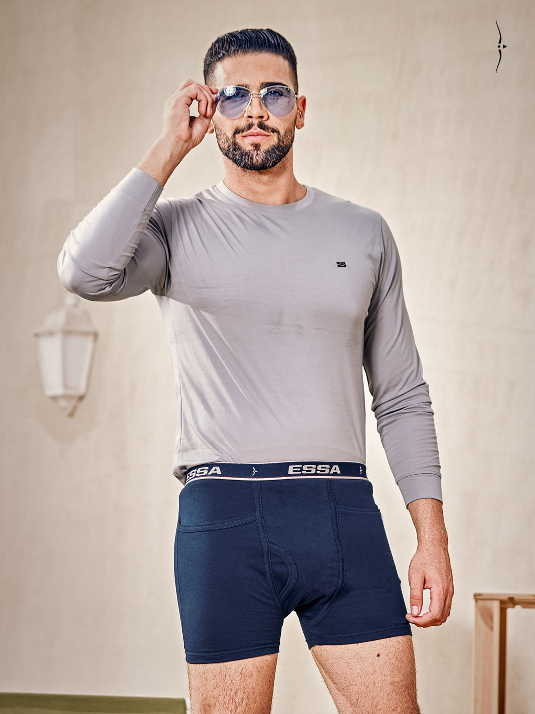 Essa Cornea Trunks with Clip Pocket for Men – ESSA GARMENTS