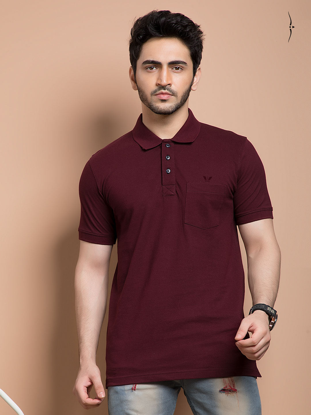 Fantastic Collar Solid T-Shirt for Men – ESSA GARMENTS