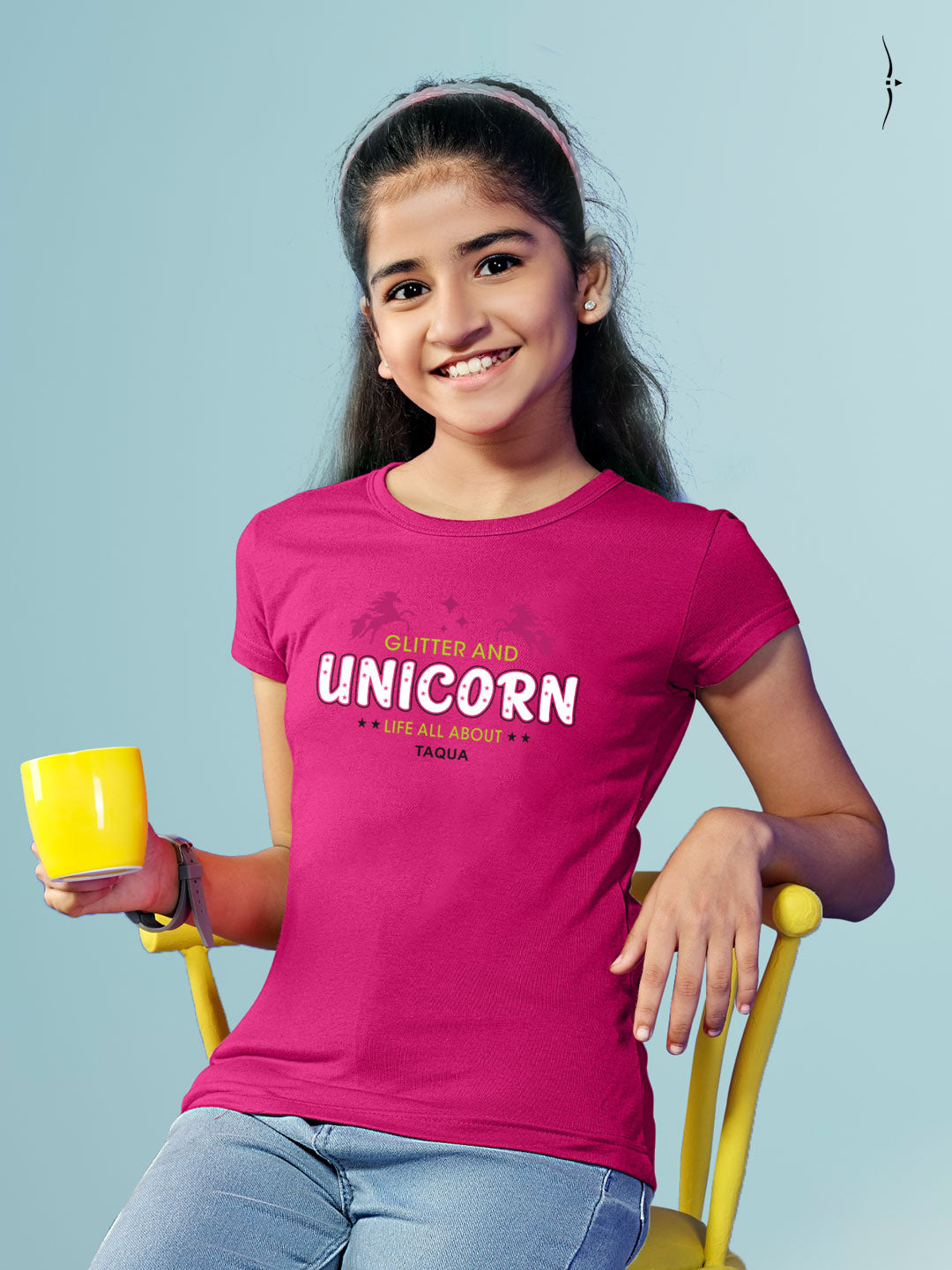 Salma Casual T-Shirt For Girls-Wood Rose – ESSA GARMENTS