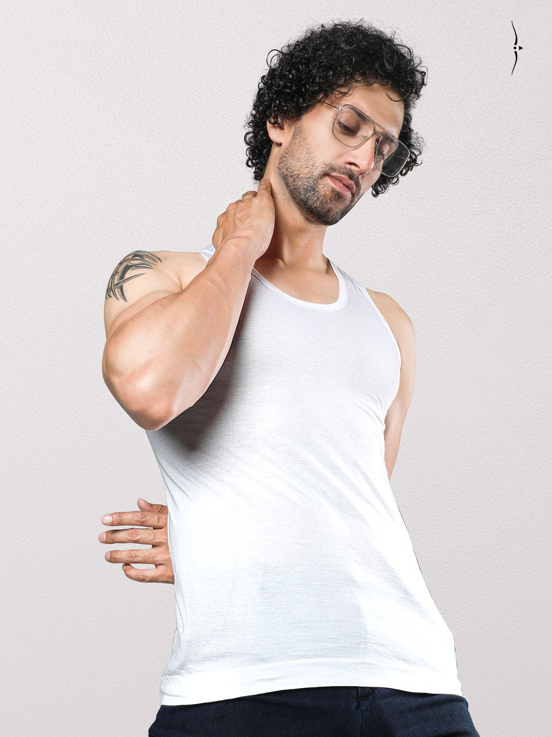 Soft & Soft White Vest – ESSA GARMENTS